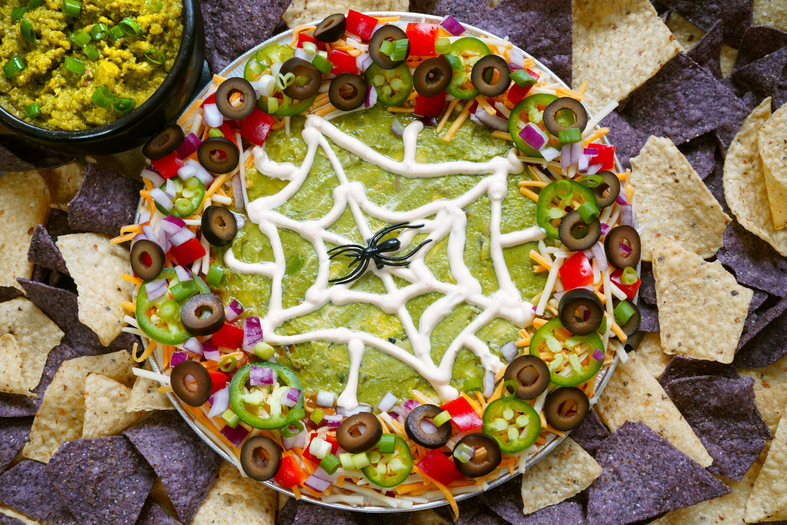 7-Layer Spider Web Party Dip - Yumm! Sauce­­­­®